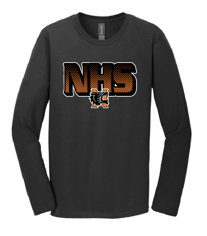 NHS Softball "Fade Logo" Design BellaCanvas L/S T-shirt – Massive Graphics